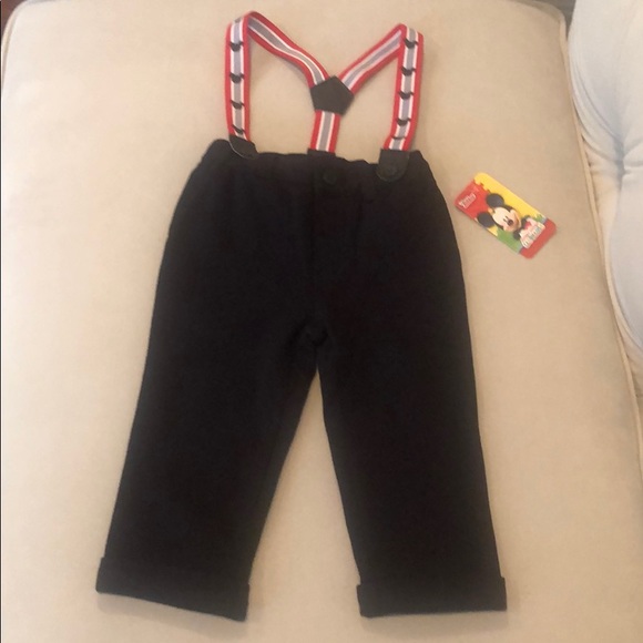 Disney | Bottoms | Disney Mickey Mouse Pants With Suspenders | Poshmark